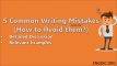 Top 5 Most Frustrating Writing Mistakes (and How to Avoid Them)