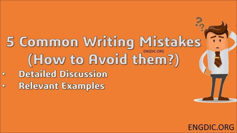 Top 5 Most Frustrating Writing Mistakes (and How to Avoid Them)