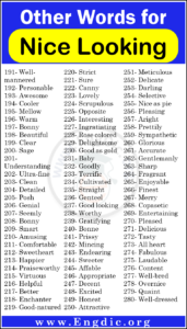 Other Words for Nice Looking | 310+ ways to Say "Nice"