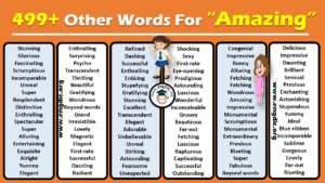 Another Word for Amazing | List of 499+ Synonyms for Amazing in English ...