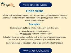 Verb and its Types in English Grammar With PDF - Engdic