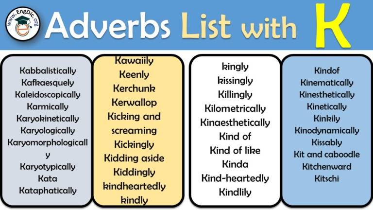 All Adverbs that Start With F - EngDic