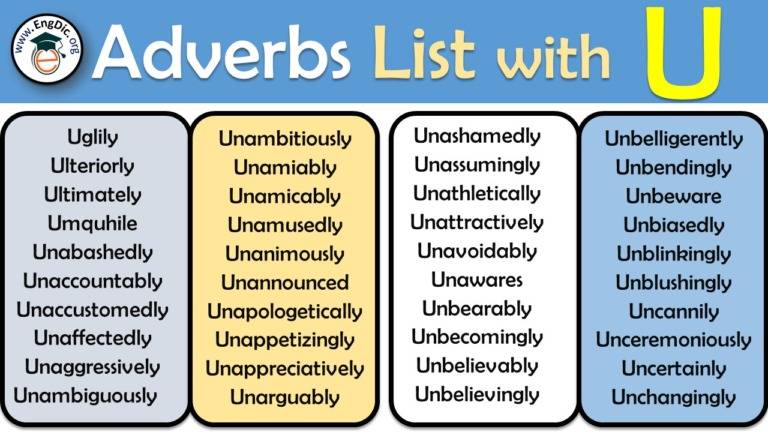 All Adverbs that Start With F - EngDic