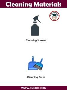 Cleaning Materials List with Pictures PDF - EngDic