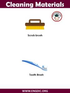Cleaning Materials List with Pictures PDF - EngDic