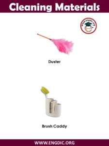 Cleaning Materials List with Pictures PDF - EngDic