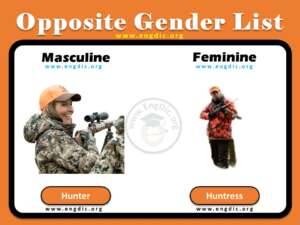 A to Z Opposite Gender of Animals and Humans – EngDic