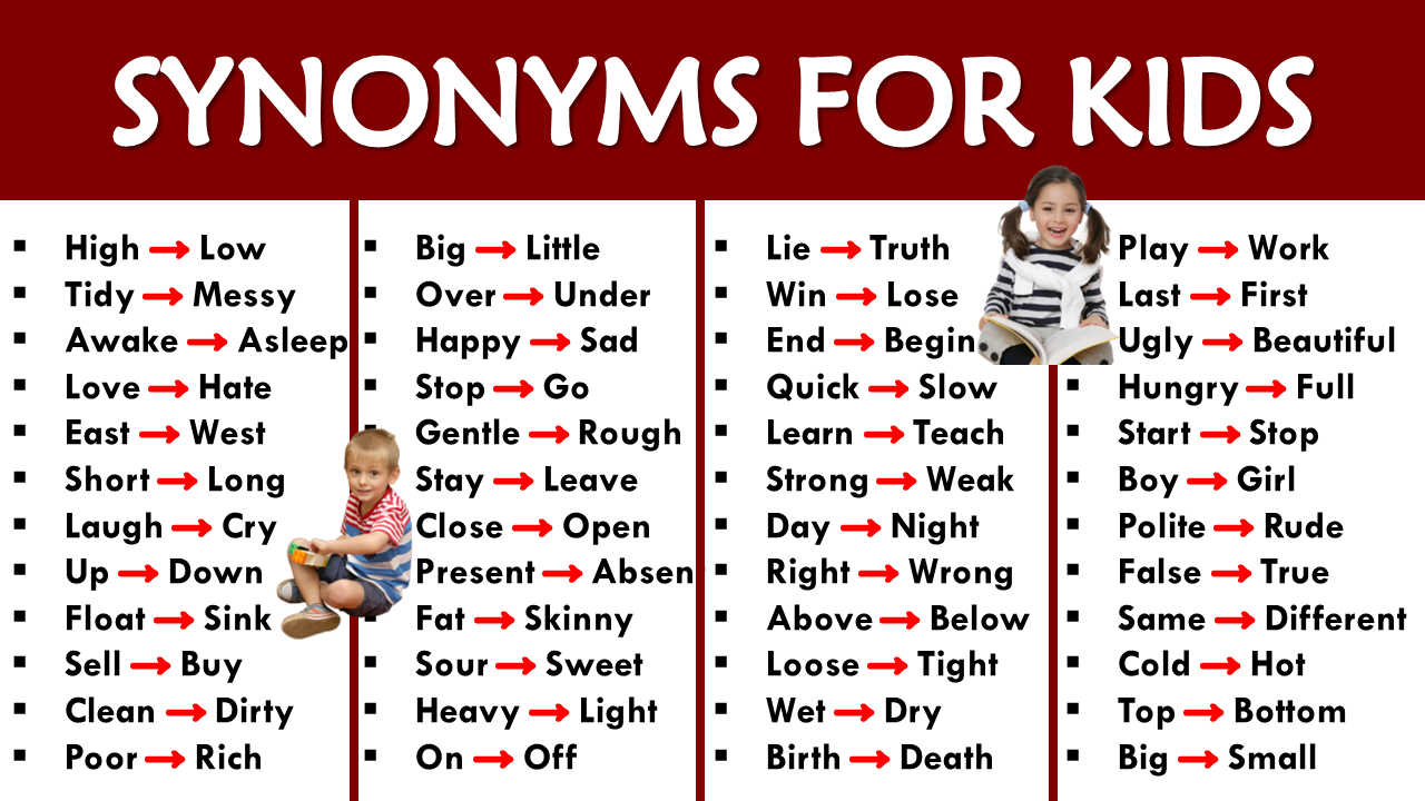 Synonyms For Kids Pdf Archives EngDic Synonyms For Kids Pdf Archives EngDic