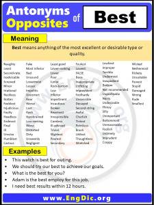 Opposite of Seldom, Antonyms of Seldom (Example Sentences) - EngDic