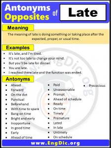 Opposite Of Subsequent, Antonyms of Subsequent (Example Sentences) - EngDic