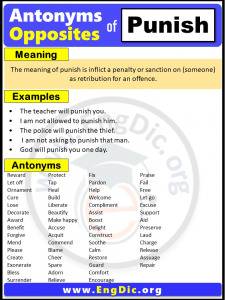 Opposite of Reward, Antonyms of Reward (Example Sentences) - EngDic