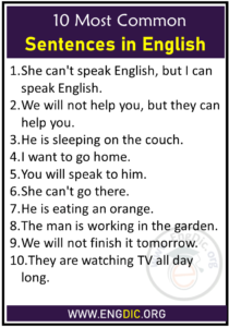 60 Advanced English Sentences For Daily Use - EngDic
