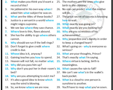 Examples of Interrogative Adjectives in English Archives - EngDic