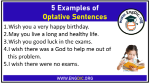 5 Examples of Optative Sentences - EngDic