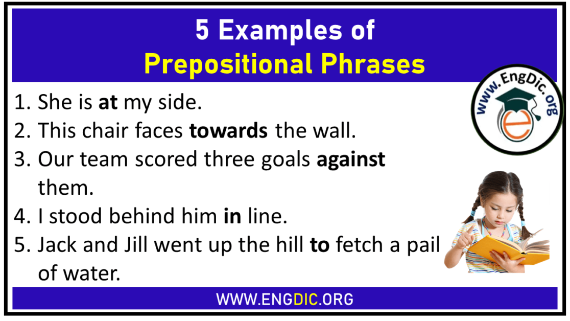 5 Examples of Prepositional Phrase - EngDic 5 Examples of Prepositional Phrase - EngDic