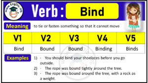 Bind Verb Forms: Past Tense and Past Participle (V1 V2 V3) - EngDic