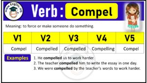 Compel Verb Forms: Past Tense and Past Participle (V1 V2 V3) - EngDic