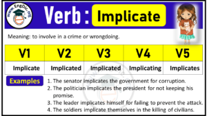IMPLICATE past tense Archives - EngDic