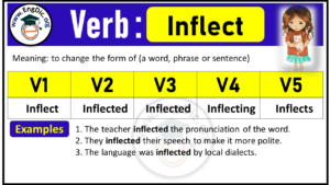 Inflect Verb Forms: Past Tense and Past Participle (V1 V2 V3) - EngDic