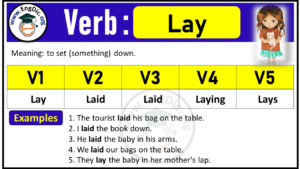 Lay Verb Forms: Past Tense and Past Participle (V1 V2 V3) - EngDic