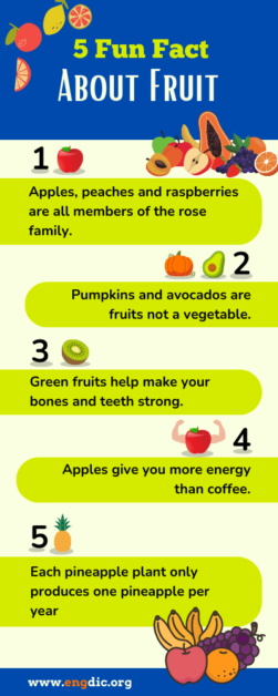 5 Fruits Names with Pictures - EngDic