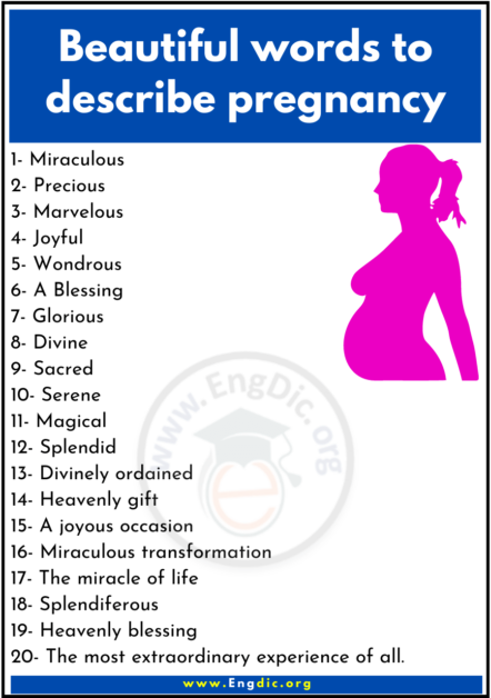 100+ Other Ways to Say You Are Pregnant - EngDic