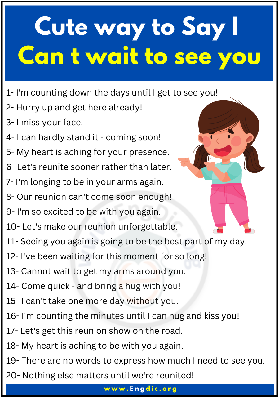 50 Cute Other Ways To Say Can t Wait To See You With Quotes EngDic