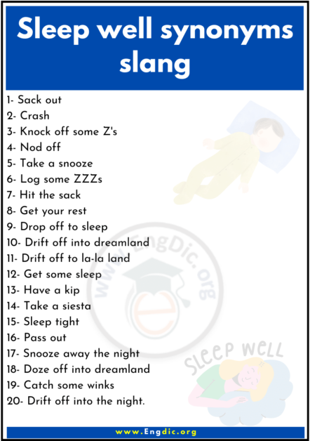 220+ Other Ways to Say Sleep Well {Cute & Romantic} - EngDic