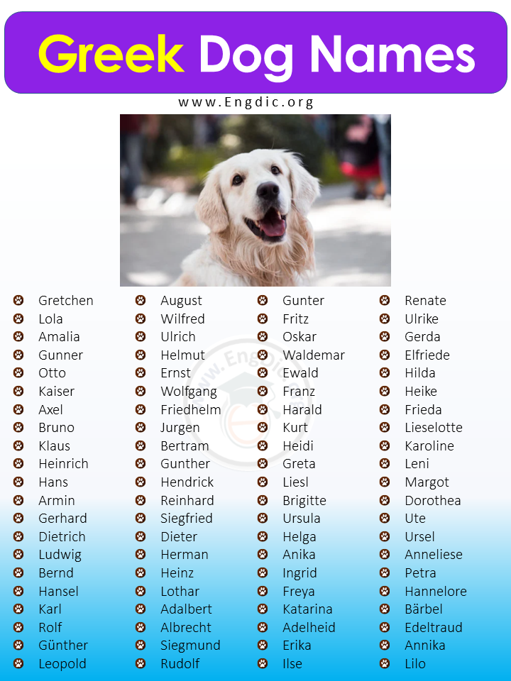 Dog Names After Golf Dog Names After Golf