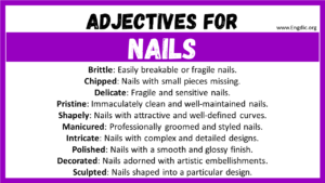 20+ Best Words to Describe Nails, Adjectives for Nails - EngDic
