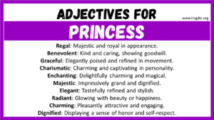 20+ Best Words to Describe Princess, Adjectives for Princess - EngDic