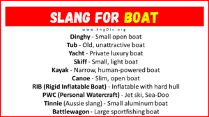 20+ Slang for Boat (Their Uses & Meanings) - EngDic