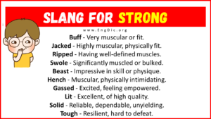 30+ Slang for Strong (Their Uses & Meanings) - EngDic