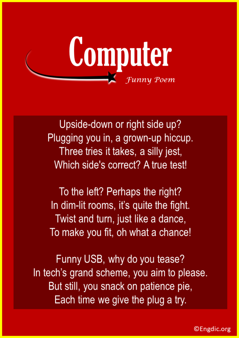 11 Funny & Short Poems about Computer & Its Parts - EngDic