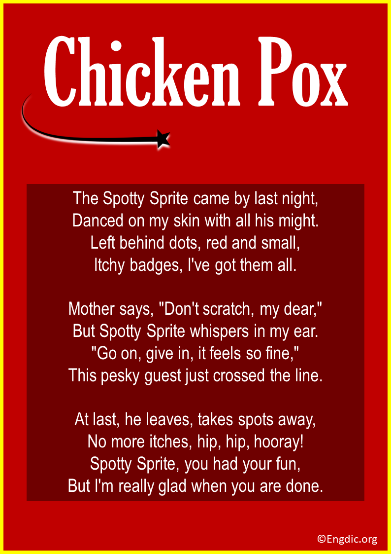 5 Short Poems about Chicken Pox - EngDic