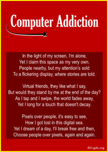 5 Poems about Computer Addiction - EngDic