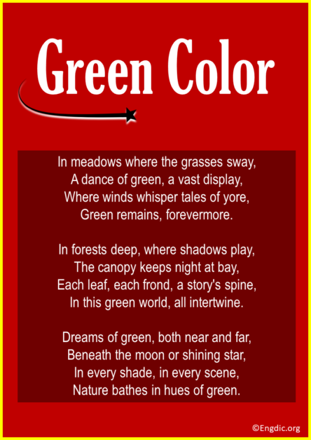 10 Poems about Green Color - EngDic
