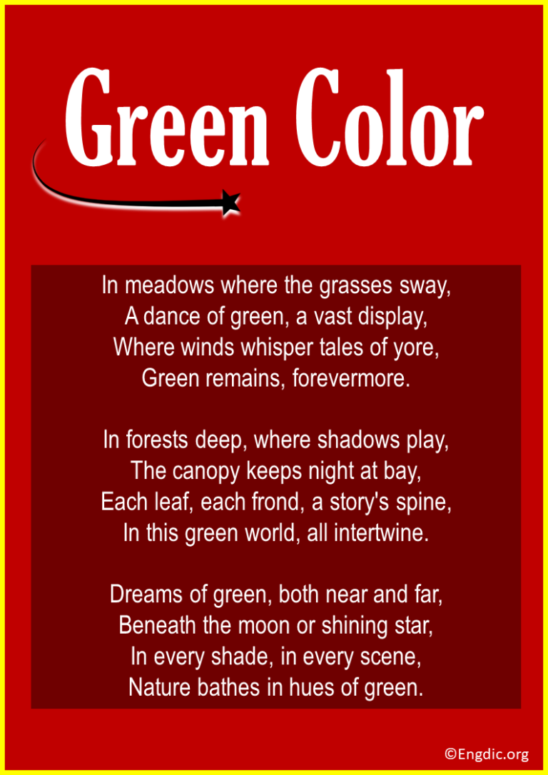 10 Poems about Green Color - EngDic