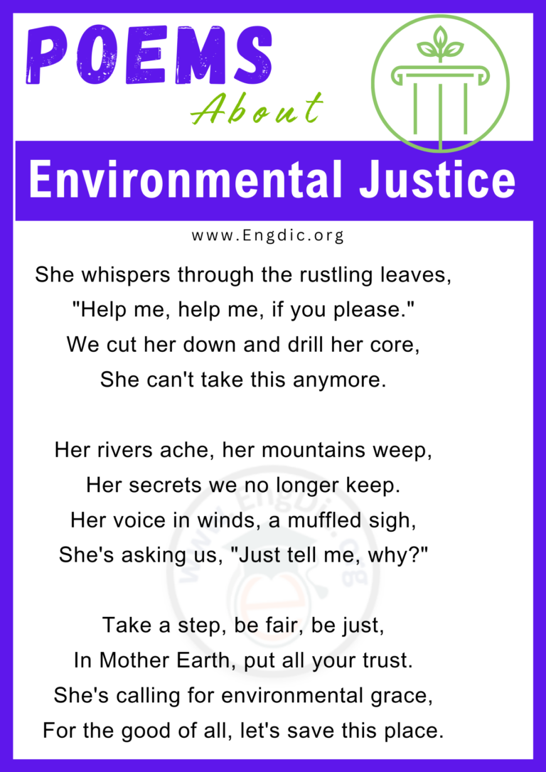 10+ Short Poems about Environmental Justice & Climate Change - EngDic