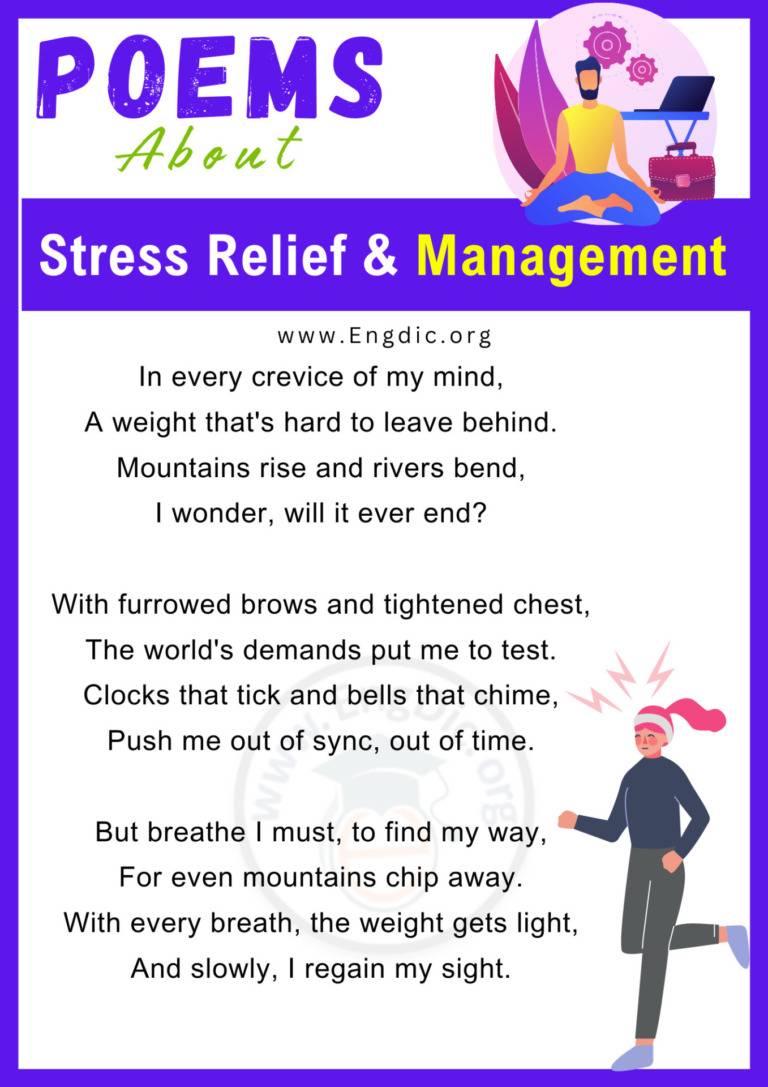 20+ Inspirational Poems about Stress Relief & Management - EngDic