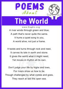 10 Short & Eye-Catching Poems About The World - EngDic