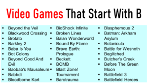 50+ Video Games That Start With B (Mobile and PC Games) - EngDic
