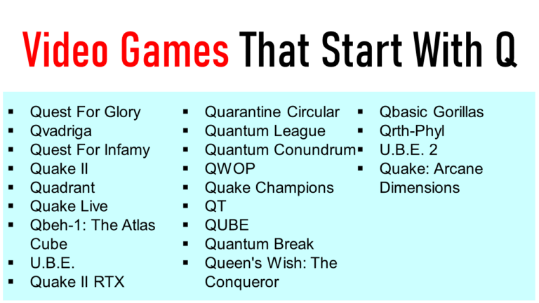 50+ Video Games That Start With Q (Mobile and PC Games) - EngDic