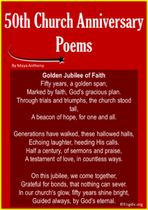 10 Best Poems for Church Anniversary (Spiritual & Inspirational) - EngDic