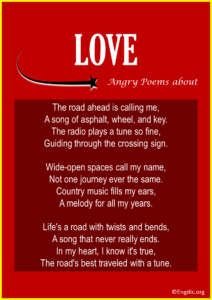 10 Best Angry Poems About Love - EngDic