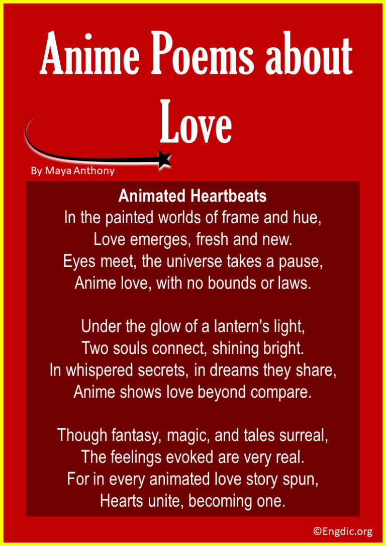 26 Short & Inspirational Poems about Anime - EngDic