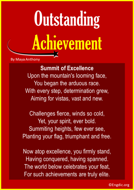 20 Best “Congratulations on Your Achievement” Poems - EngDic