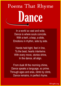 10 Poems about Dance, Dancing, & Dancer - EngDic