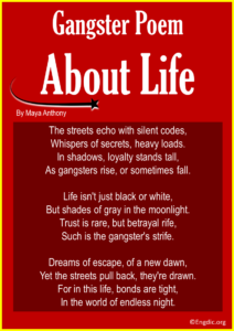 17 Best Gangster Poems About Life, Love, & Death - EngDic