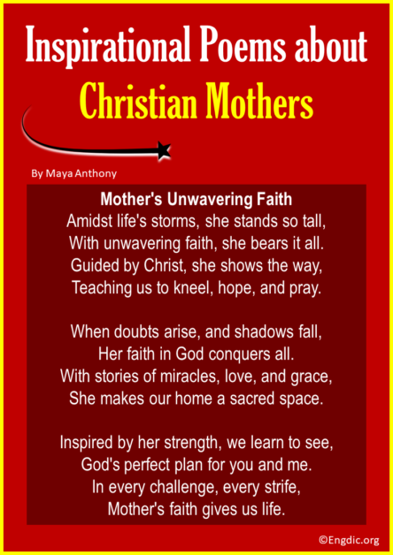 20 Christian Mothers Day Poems (Short, Loving, Inspirational) - EngDic